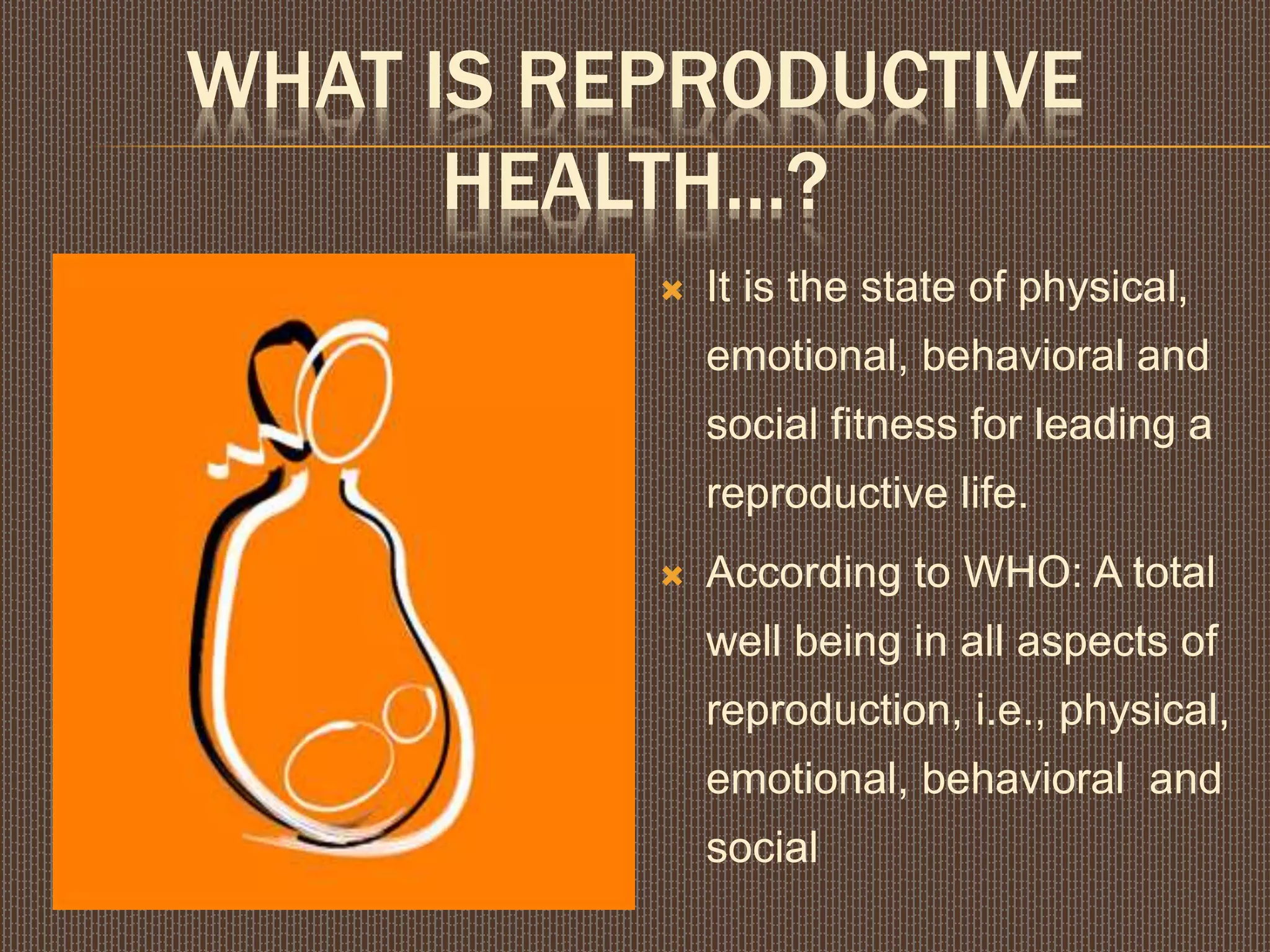 Reproductive health- class 12 cbse | PPTX