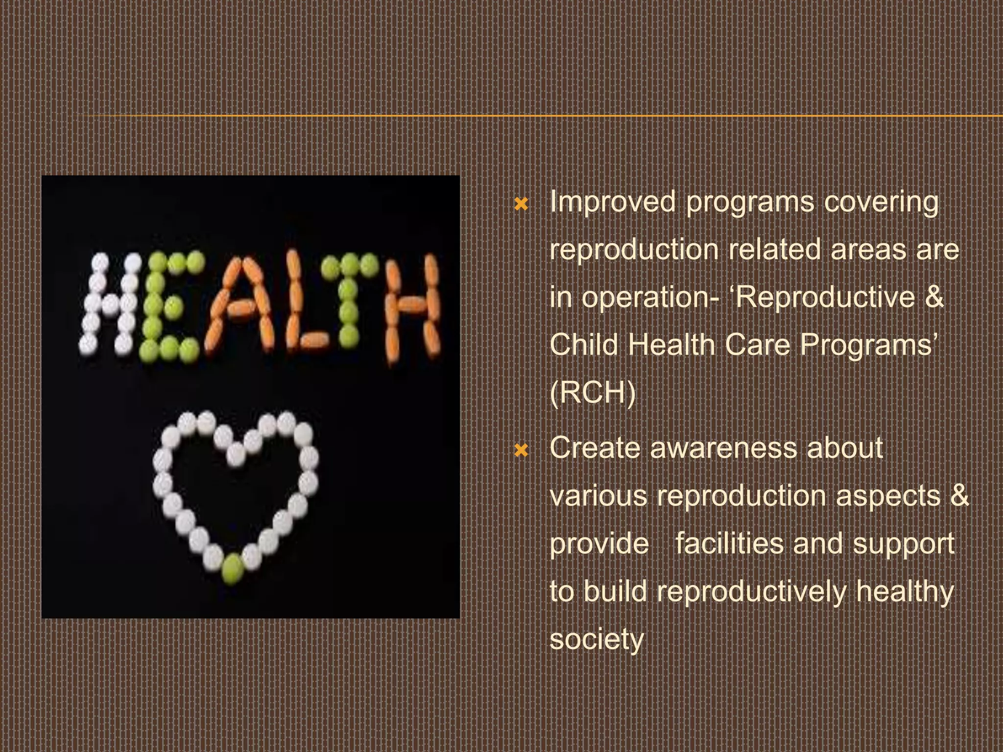 Reproductive health- class 12 cbse | PPTX