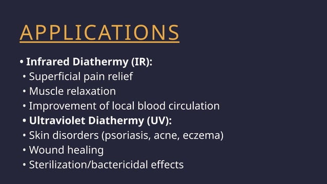 Infrared and ultraviolet diathermy slides.pptx
