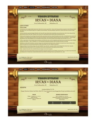 Irvan & Diana | PDF