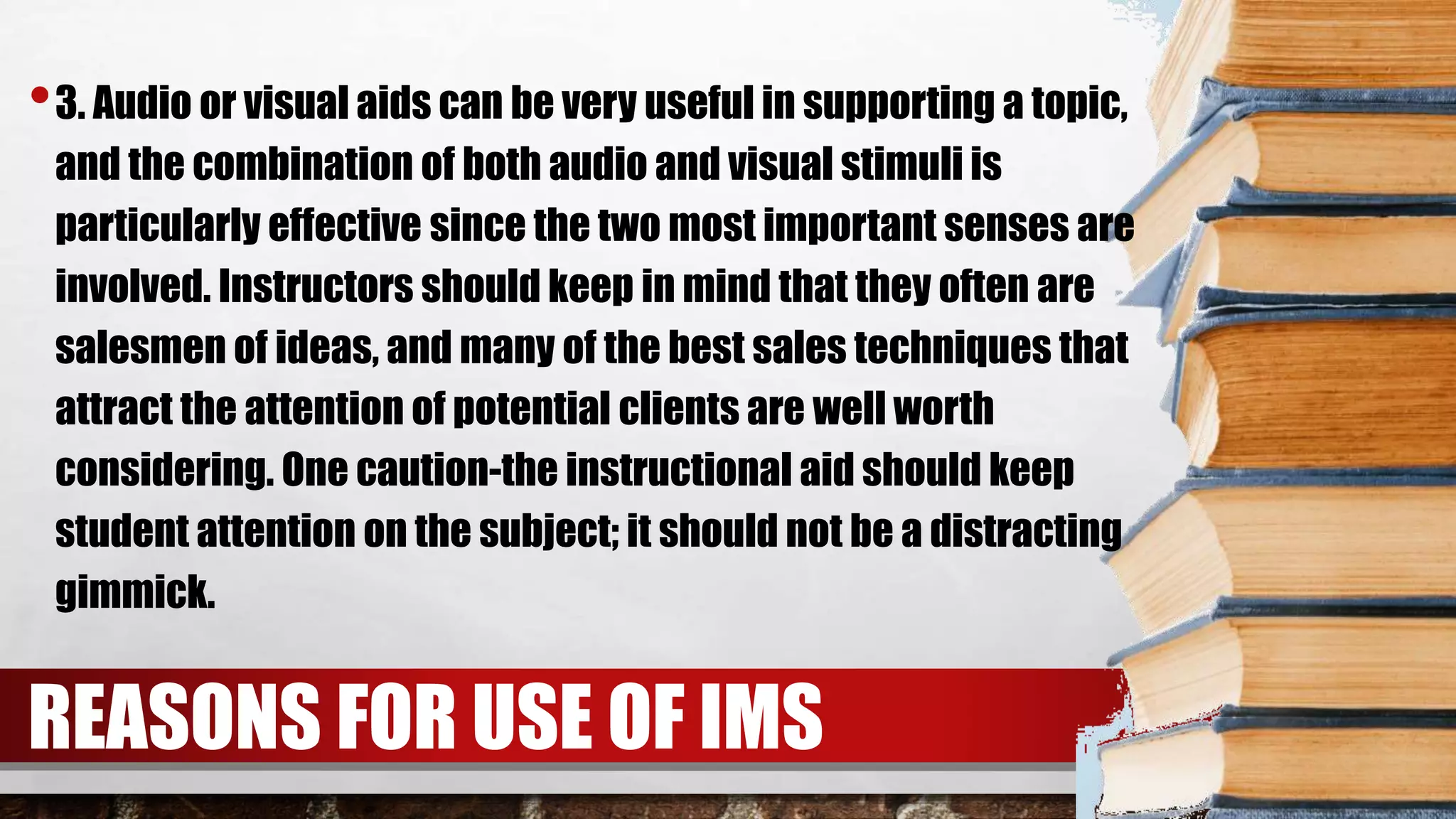 Guiding Principles in the Selection and Use of Instructional Materials ...