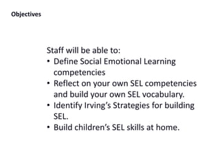 Irving - Introduction to SEL for Staff Presentation | PPTX