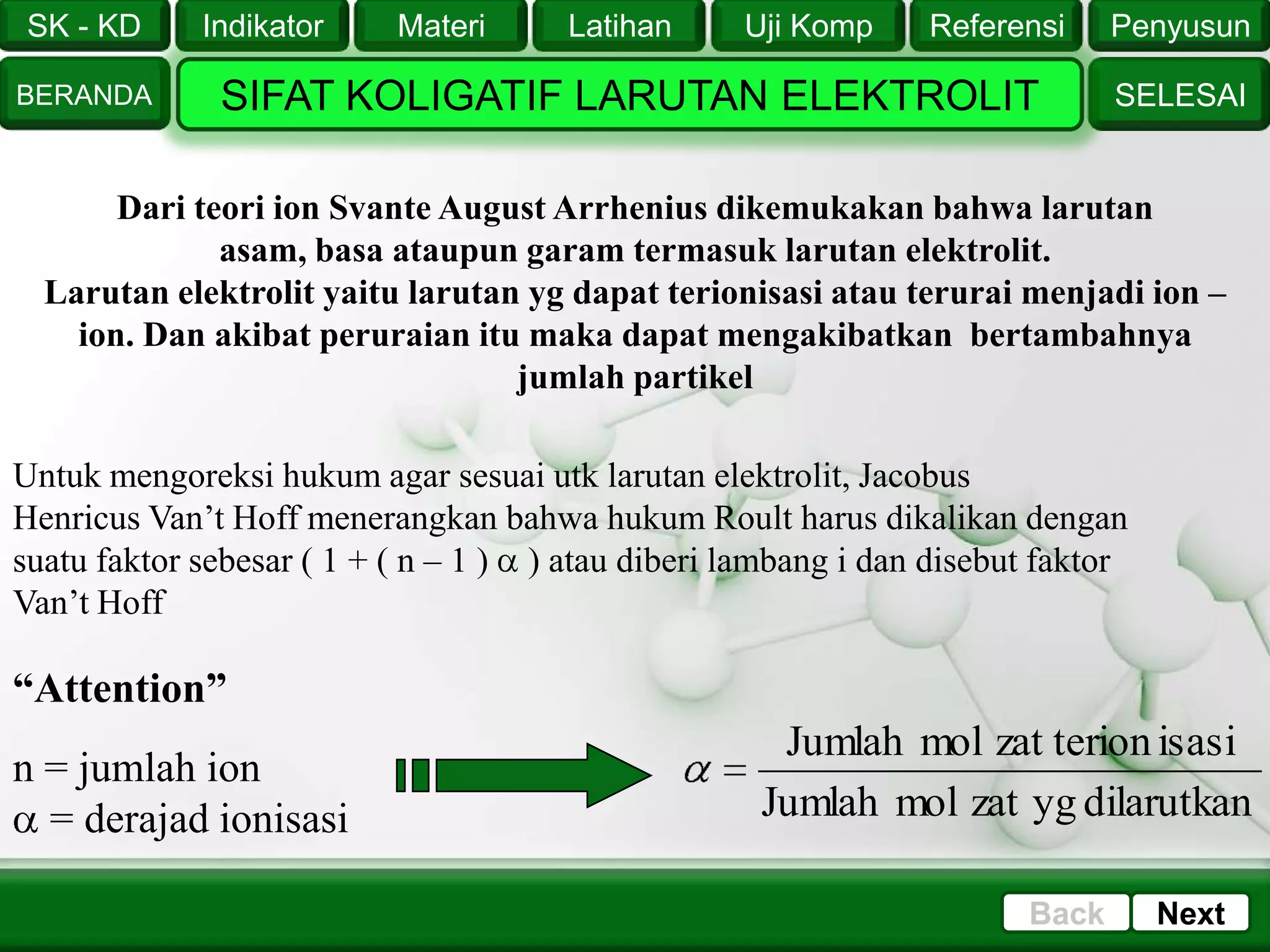 Sifat-sifat Koligatif Larutan | PPTX