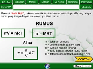Sifat-sifat Koligatif Larutan | PPTX