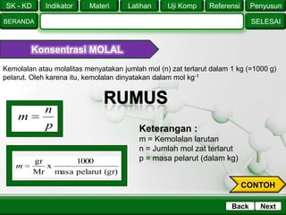 Sifat-sifat Koligatif Larutan | PPTX