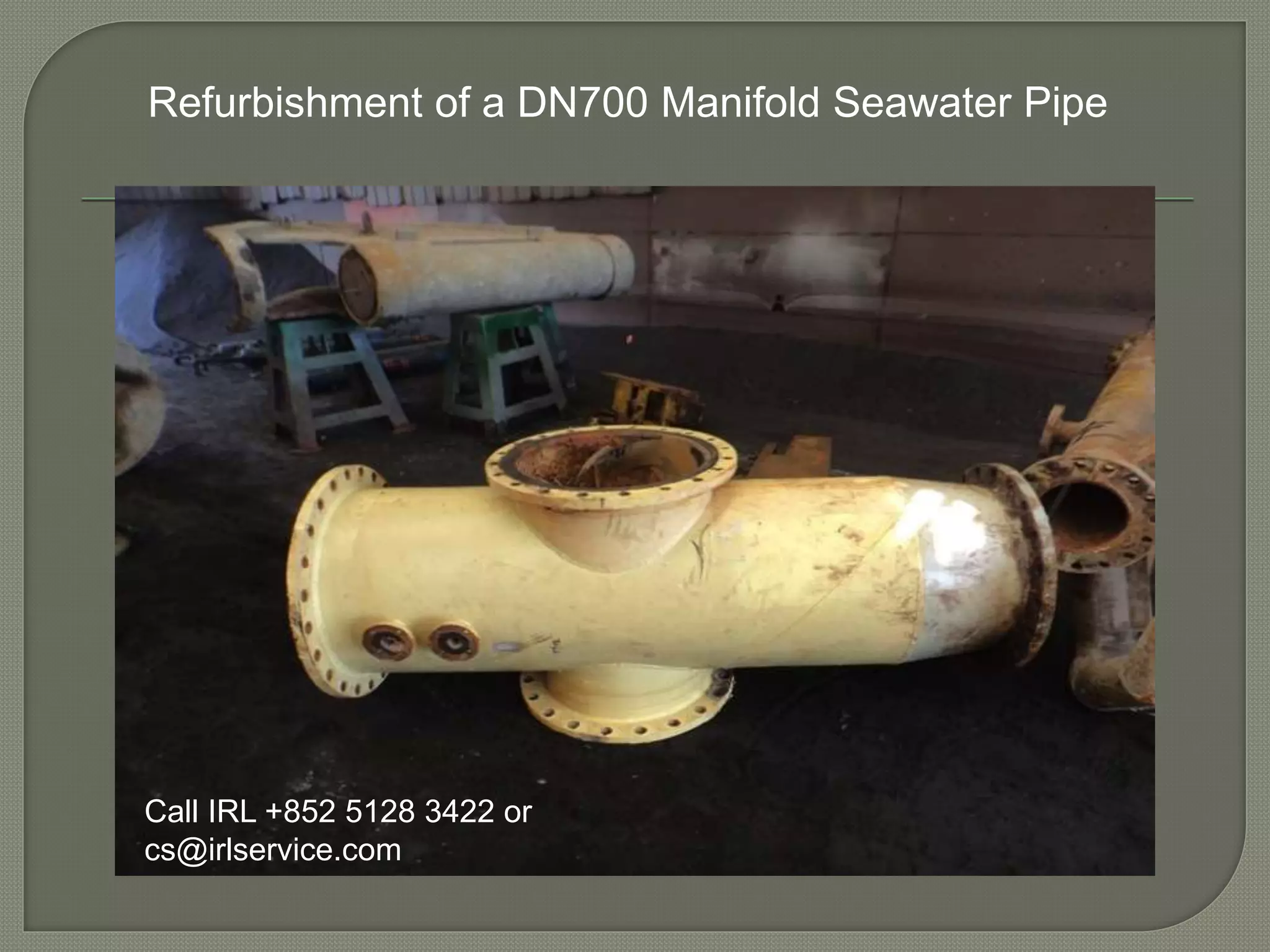 Irwin rotational lining pipe refurbishment | PPTX