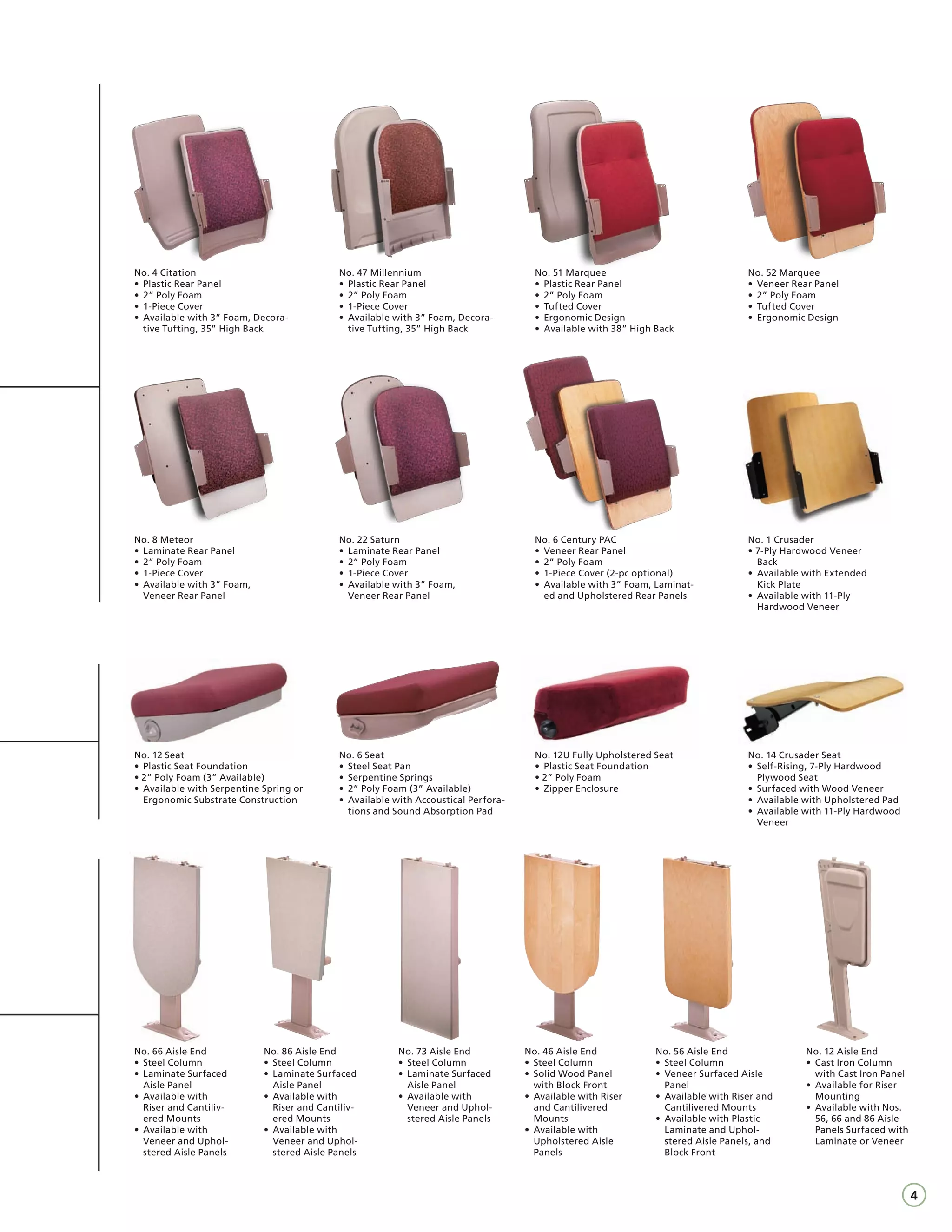 Irwin Seating Auditorium Brochure (2008 Edition) | PDF