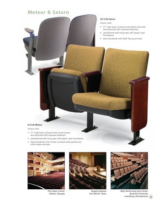 Irwin Seating Auditorium Brochure (2008 Edition) | PDF