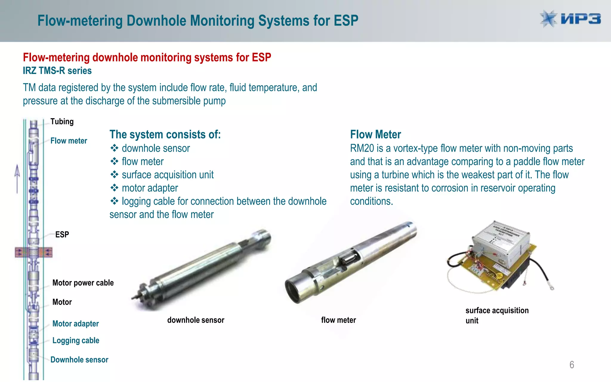 IRZ oilfield equipment (ESP) | PPTX