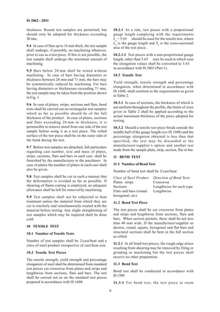 IS 2062(2011) Seventh Revision: Hot rolled medium and high tensile ...