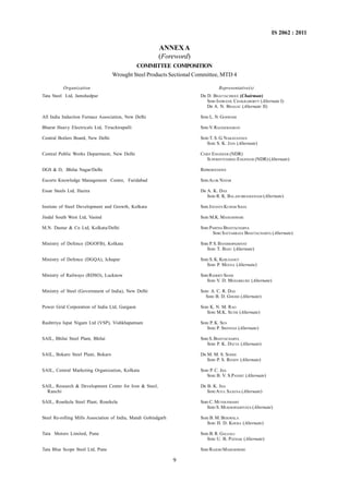 IS 2062(2011) Seventh Revision: Hot rolled medium and high tensile ...