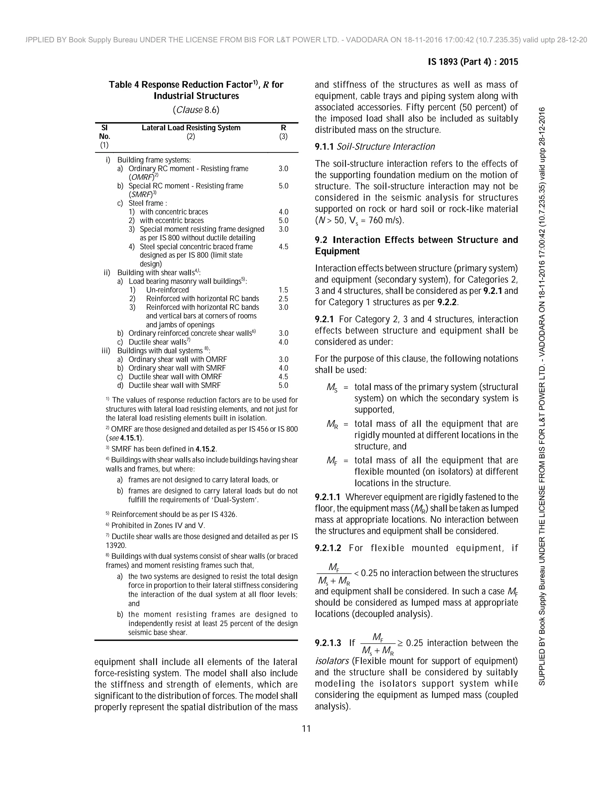 Is 1893-part-4-2015 | PDF