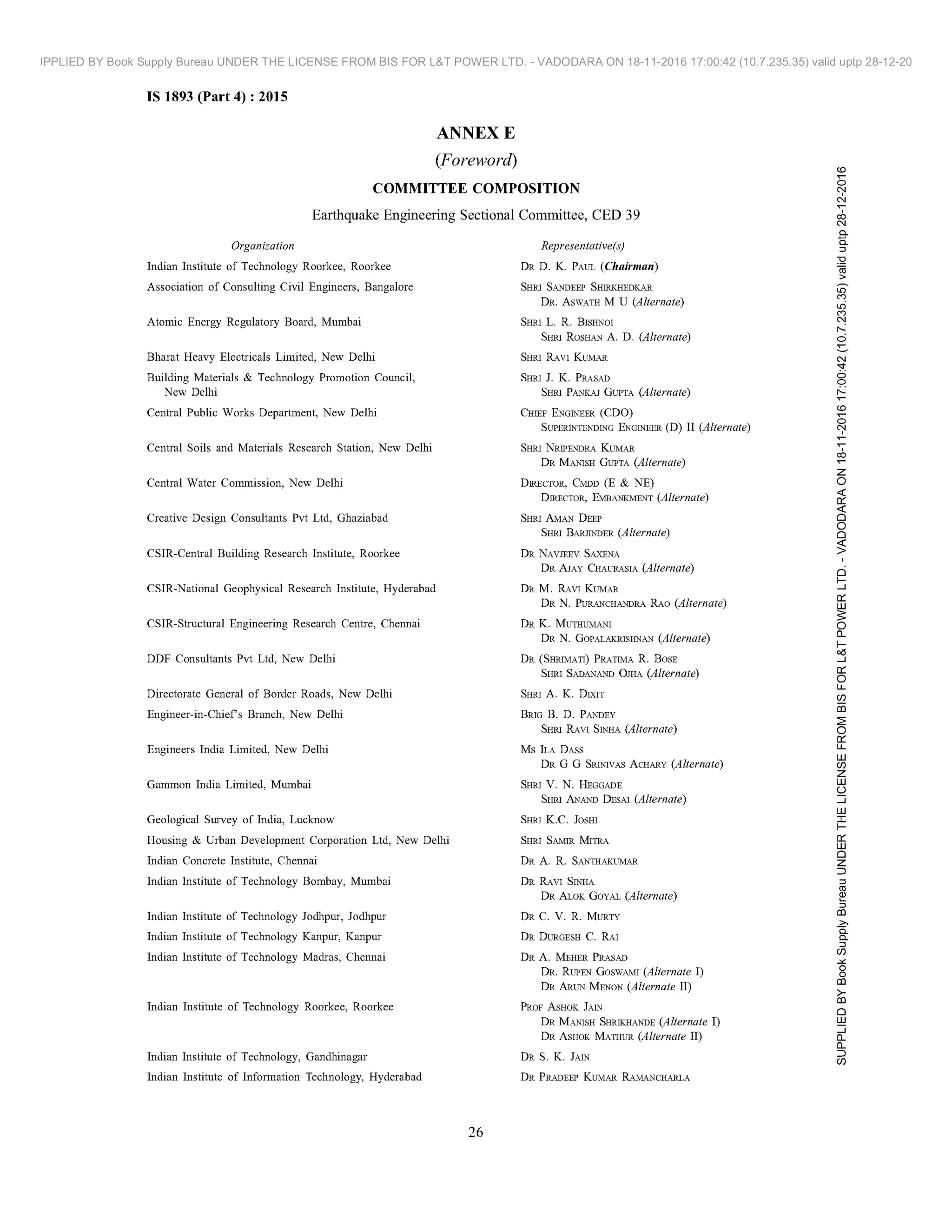 Is 1893-part-4-2015 | PDF