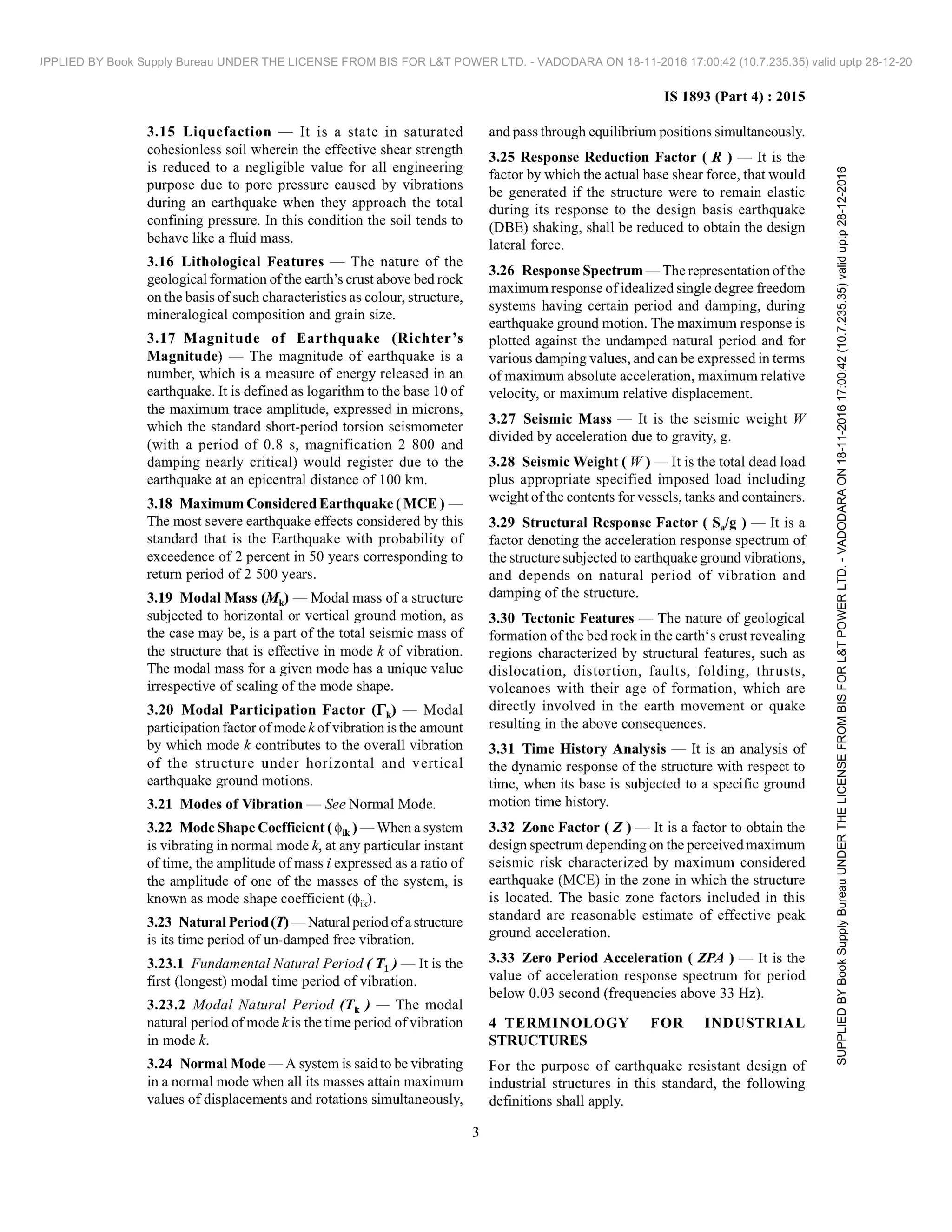 Is 1893-part-4-2015 | PDF