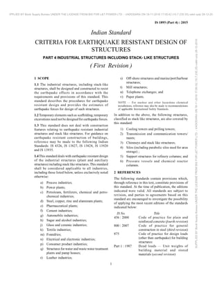Is 1893-part-4-2015 | PDF