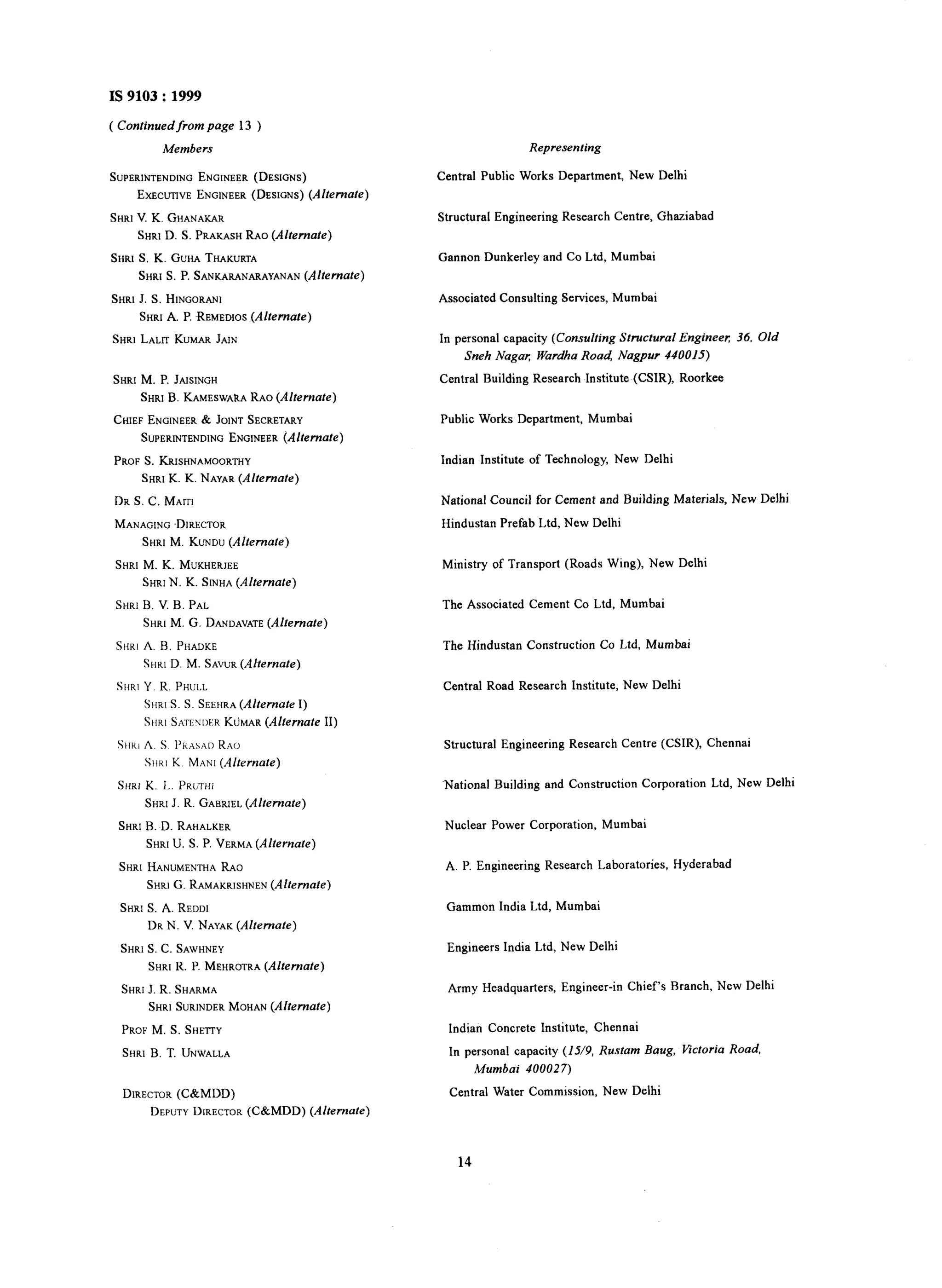 IS 9103 1999 Code for specification of admixtures mainly for chemical ...