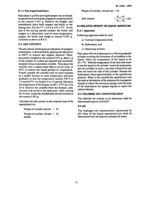 IS 9103 1999 Code for specification of admixtures mainly for chemical ...