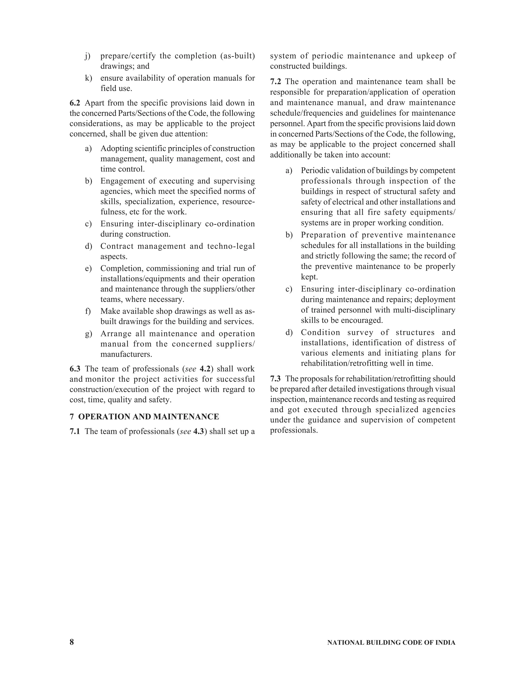 NATIONAL BUILDING CODE- SP7 | PDF