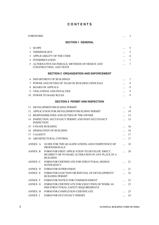 NATIONAL BUILDING CODE- SP7 | PDF