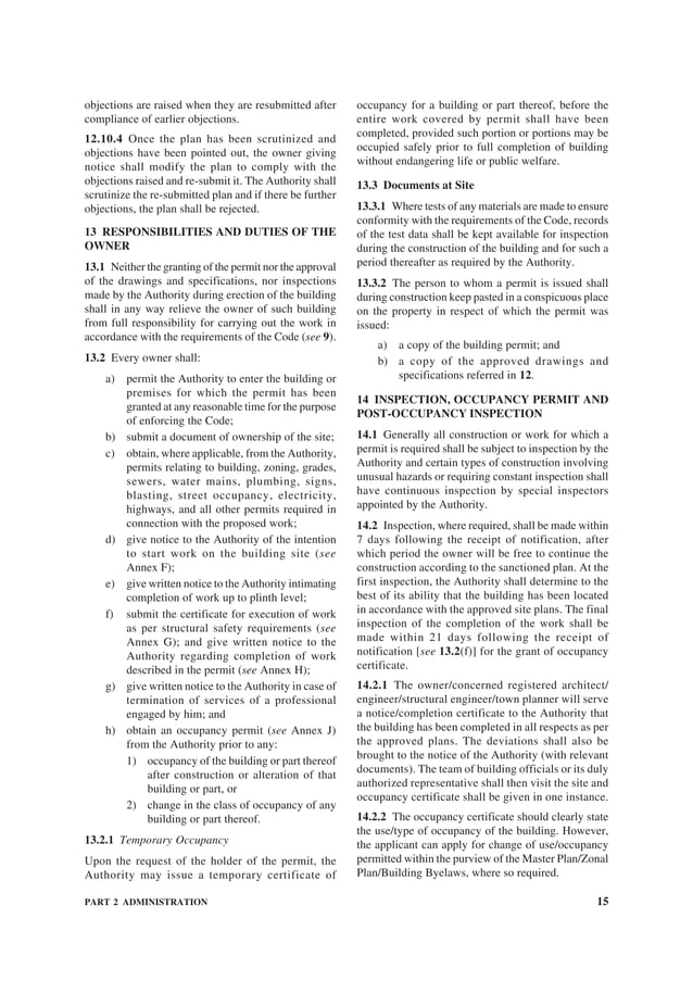 NATIONAL BUILDING CODE- SP7 | PDF