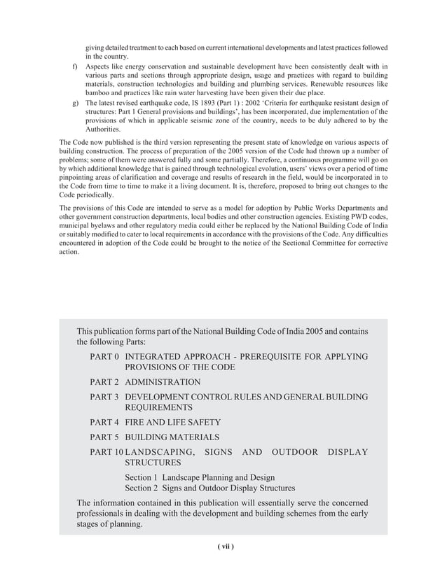 NATIONAL BUILDING CODE- SP7 | PDF