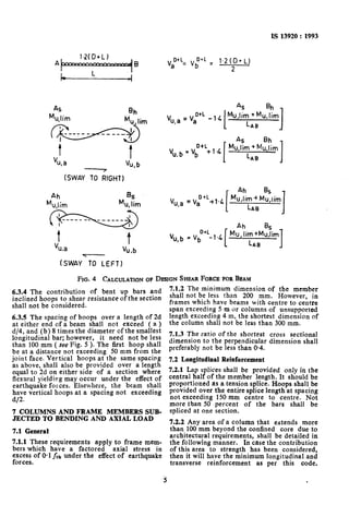 Is.13920.1993 ductile detailing of reinforcement | PDF