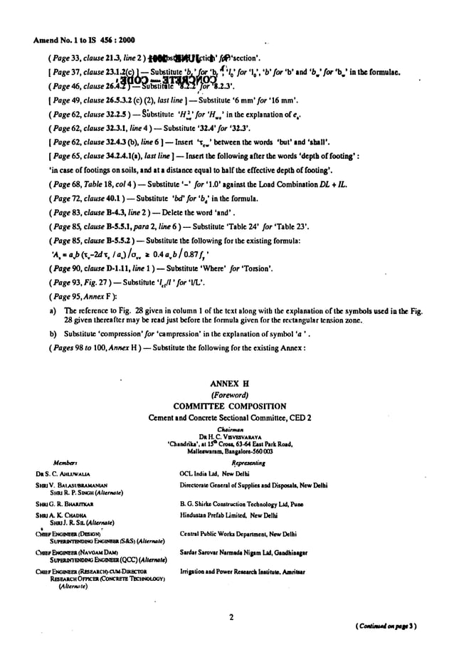 Is.456-2000 | PDF