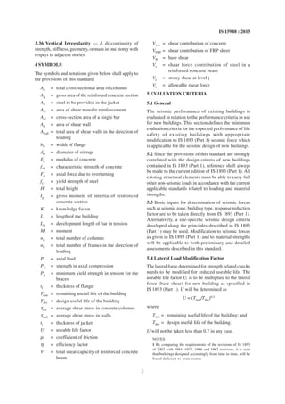 is.15988.2013 SEISMIC EVALUATION AND STRENGTHENING.pdf