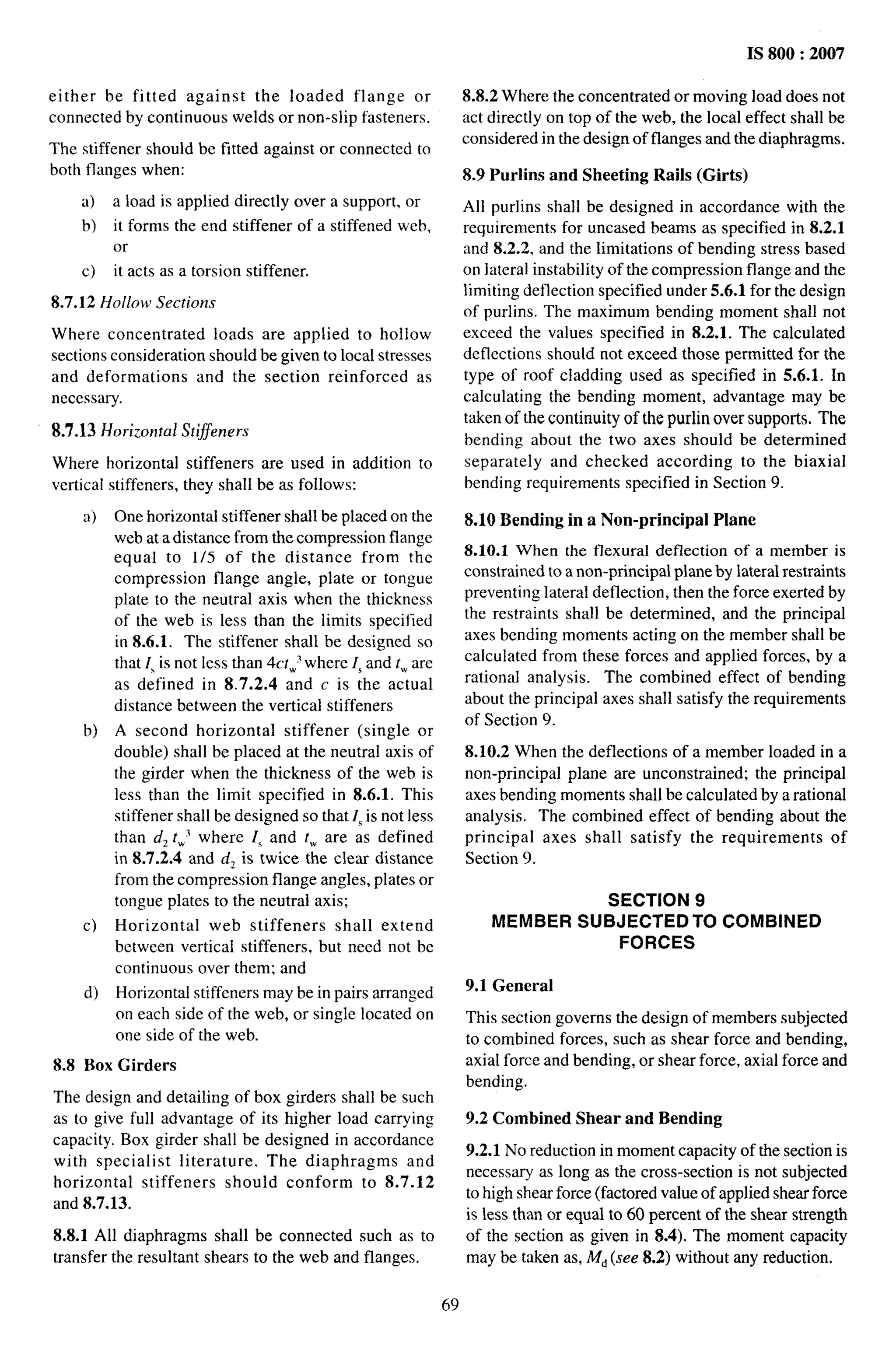 Is code steel structure design civil engineering | PDF