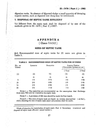 Is 2470-1-1985 | PDF