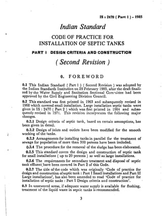 Is 2470-1-1985 | PDF