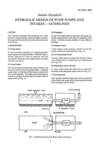 is.15310.2003-EIYDRAULJC DESIGN OF PUMP SUMPS & INTAKES.pdf