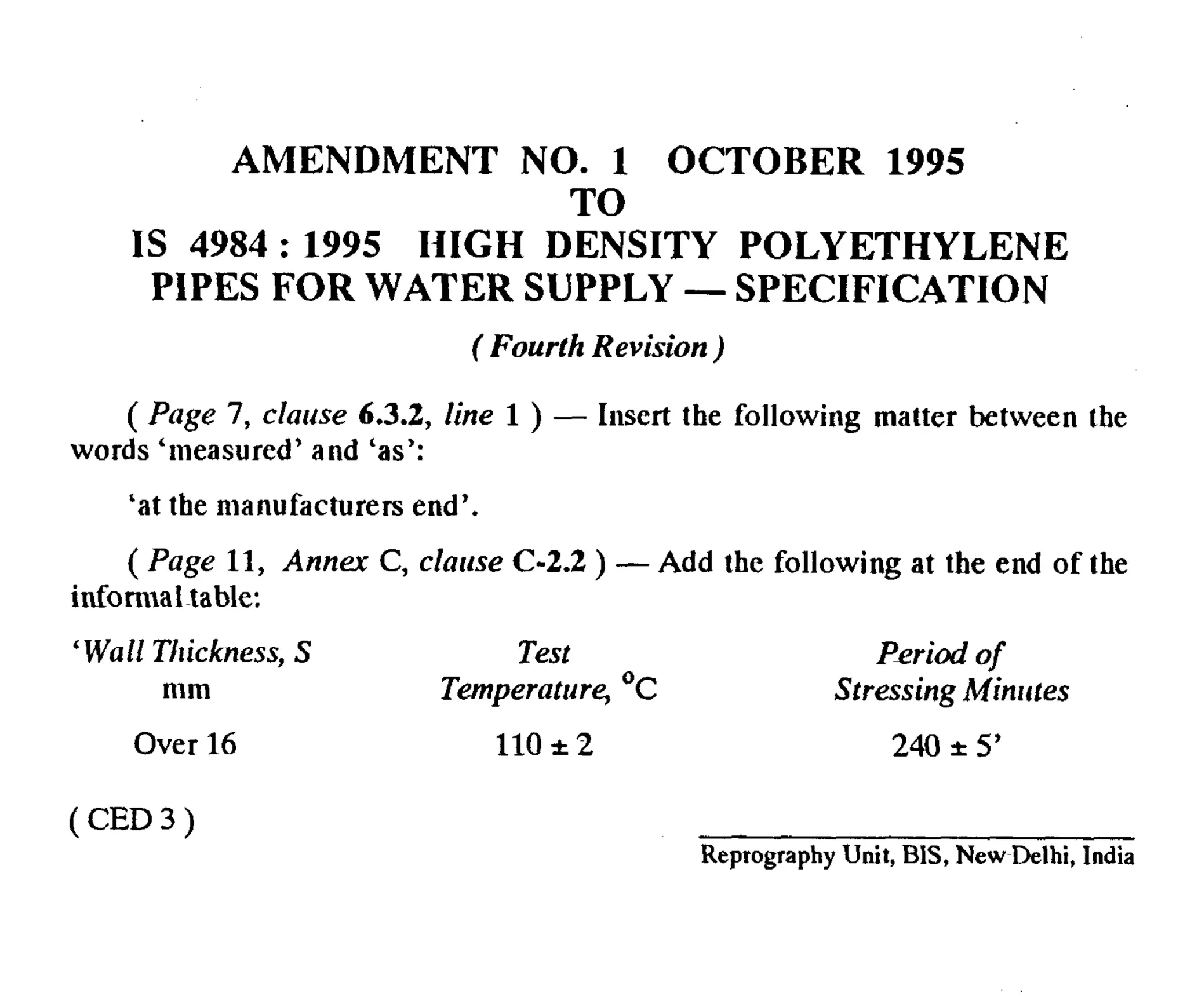 INDIAN STANDARD CODE NUMBER 4984 1995 pdf | PDF