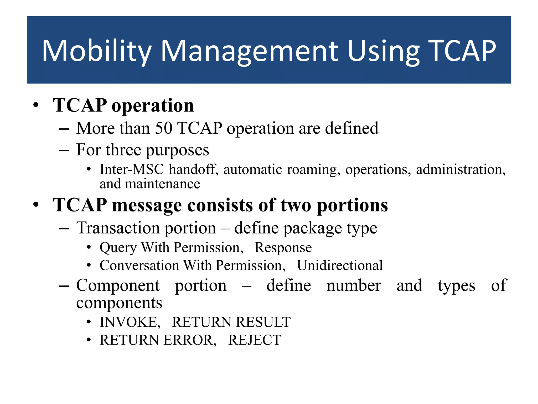 Is 41 network signaling | PDF