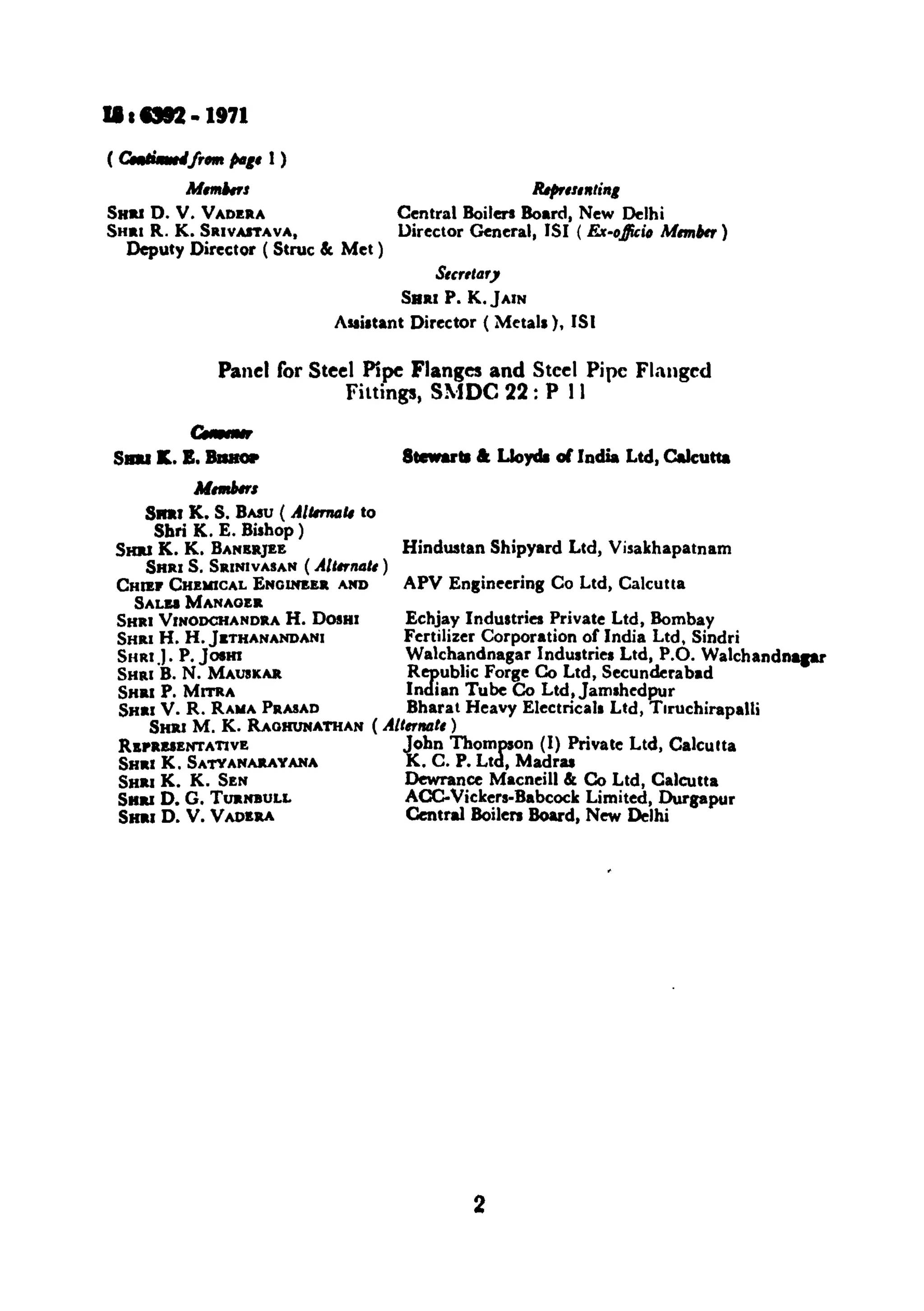 Is 6392.1971 steel pipe flanges | PDF