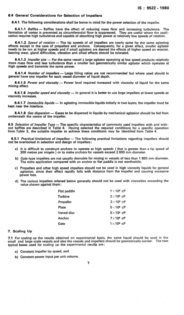 Is 9522.1980 agitator | PDF