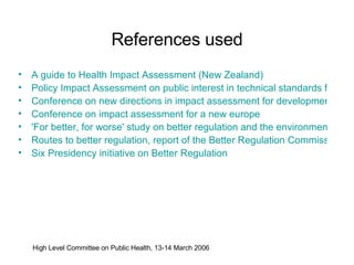 Is Better Regulation about asking the right questions? | PPT