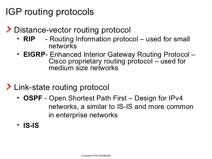 An intoroduction to the IS-IS IGP routing protocol