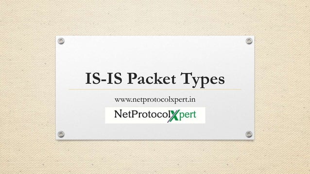 IS-IS Packet Types | PPT