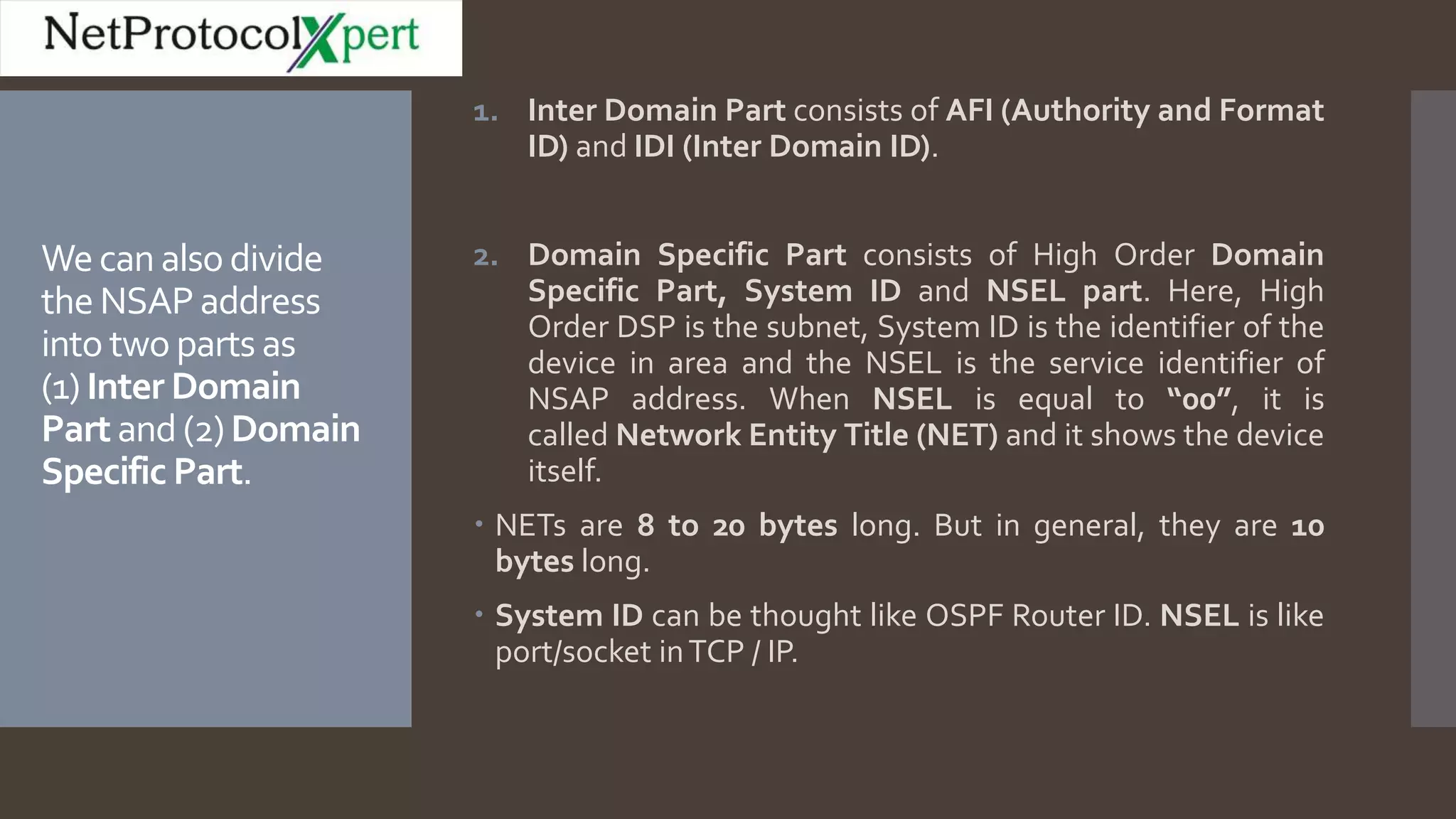 IS-IS Protocol Addresses | PPTX