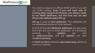 IS-IS Protocol Addresses | PPTX