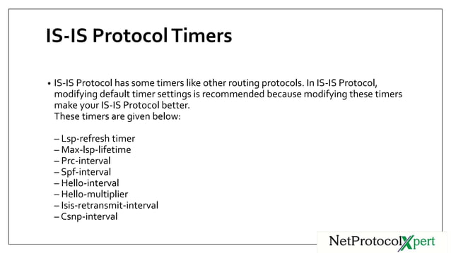 IS-IS Protocol Adjacency | PPT