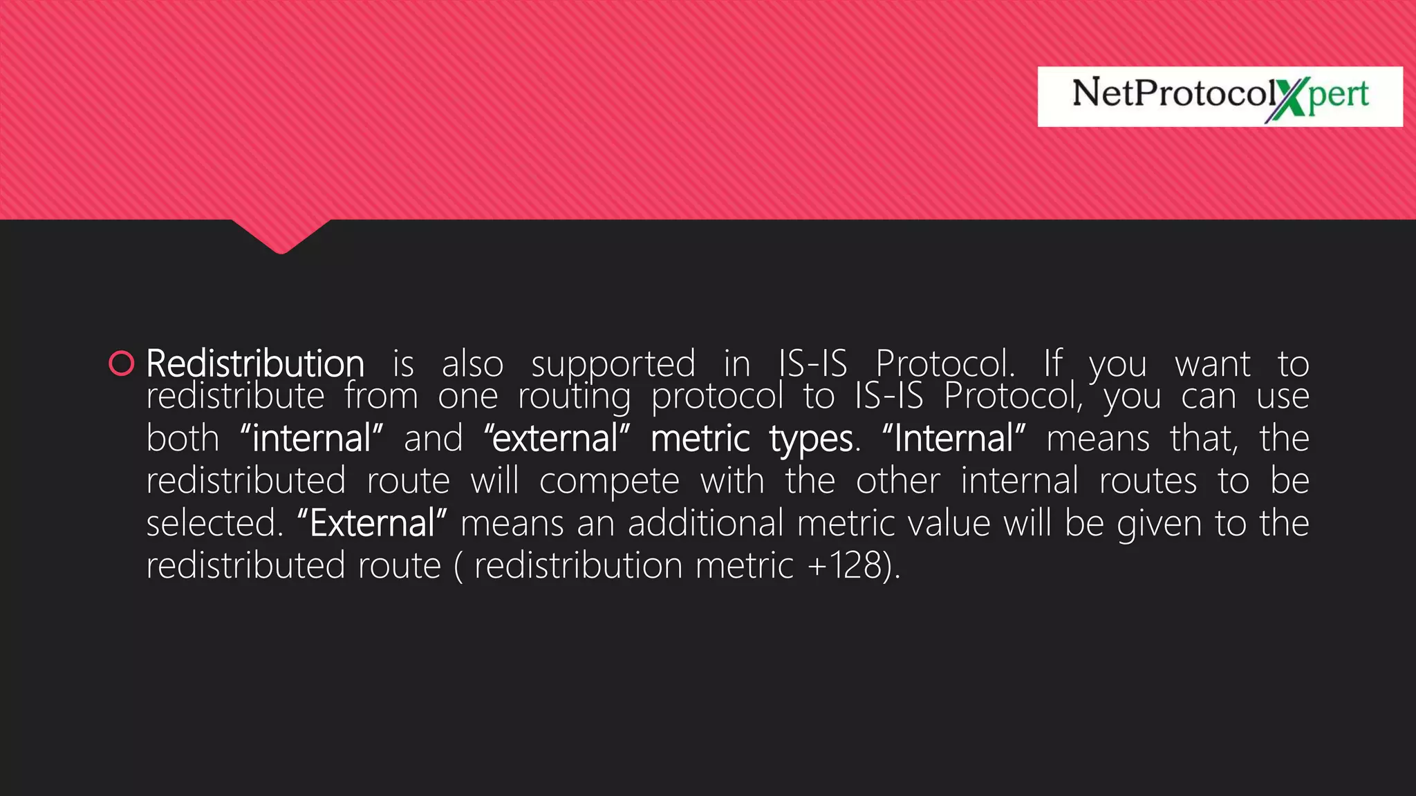 IS-IS Protocol Introduction | PPTX