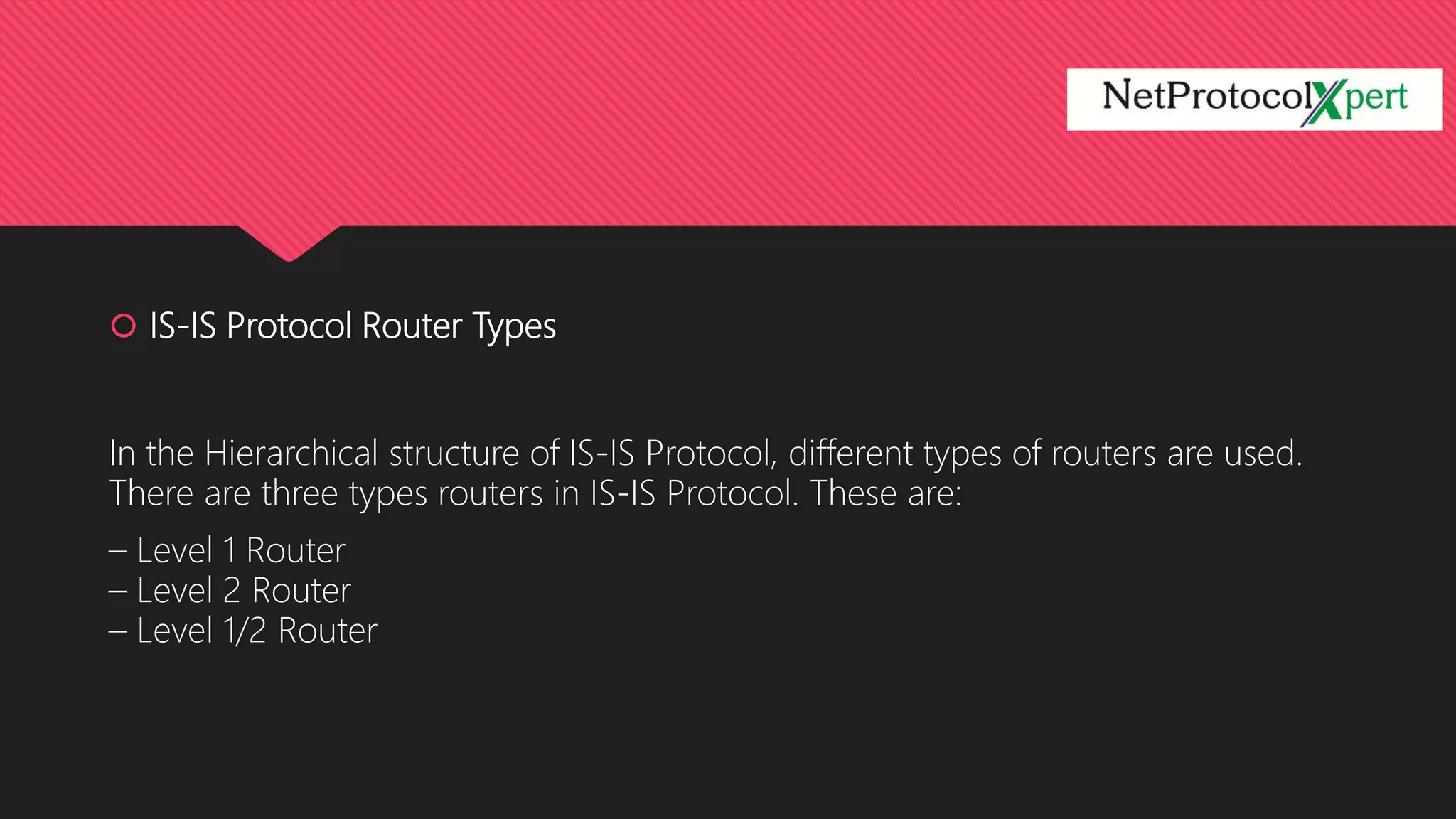 IS-IS Protocol Introduction | PPTX