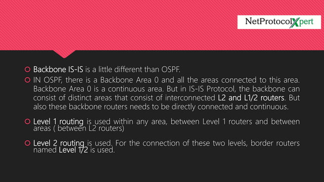 IS-IS Protocol Introduction | PPTX