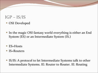 Is Is Routing Protocol | PPT