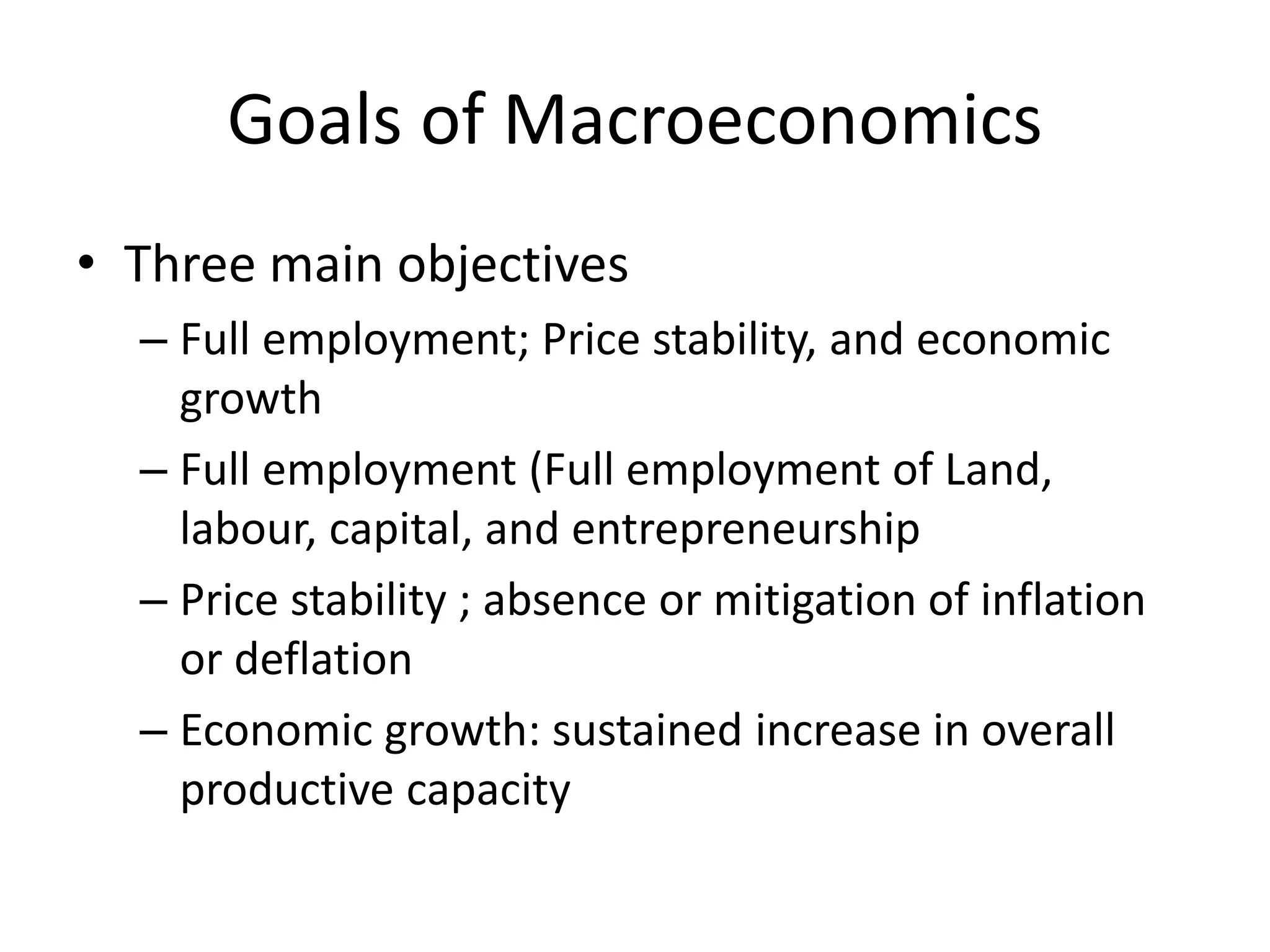 Macroeconomics II: ISLM Framework, Monetary, and Fiscal Policy, | PPTX