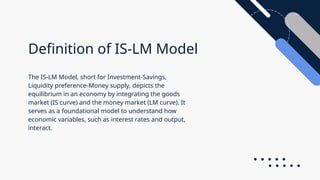 IS-LM Model.pptx bgggregergreerhreerergerg | PPTX