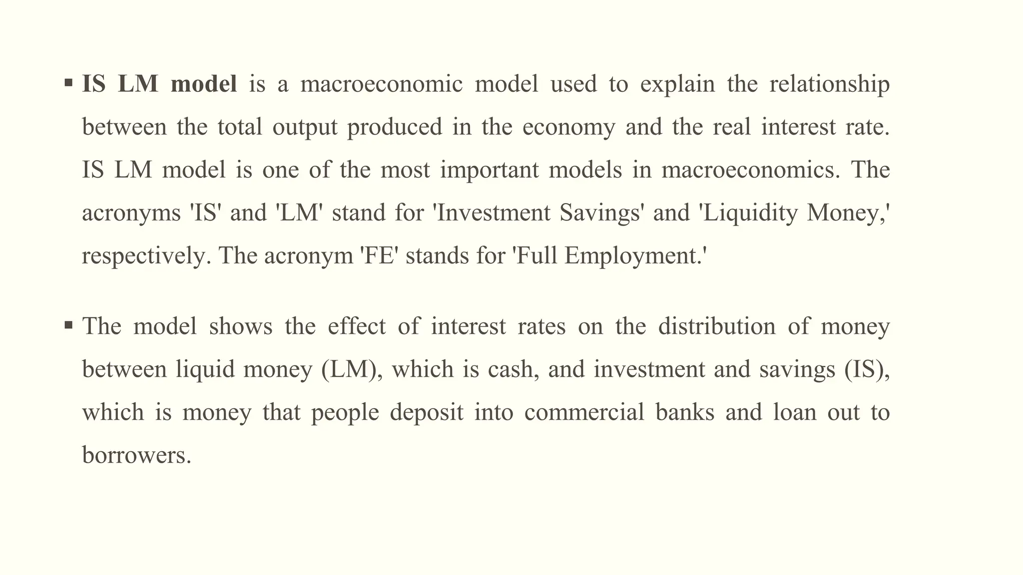 INVESTMENT AND SAVINGS-LIQUIDITY AND MONEY MODEL .pptx