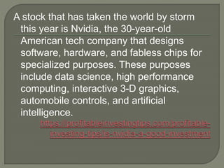 Is Nvidia a Good Investment? | PPTX